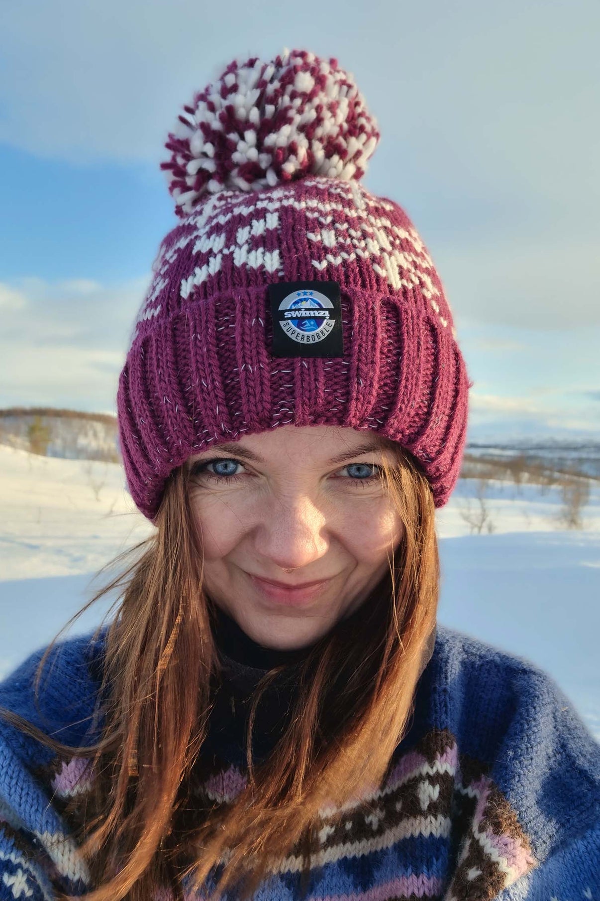 Vin Cheaux Ice Crystal Nordic Super Bobble Hat – SuperBobble